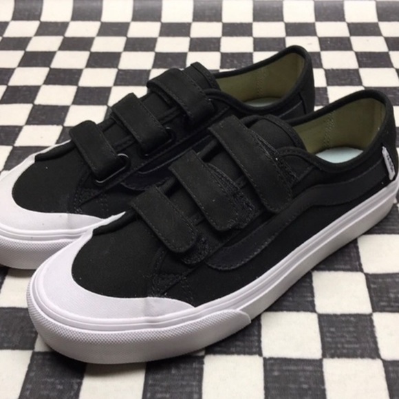 Vans | Shoes | Vans Velcro Strap Old Skools With Toe Cap Ultra Cush ...